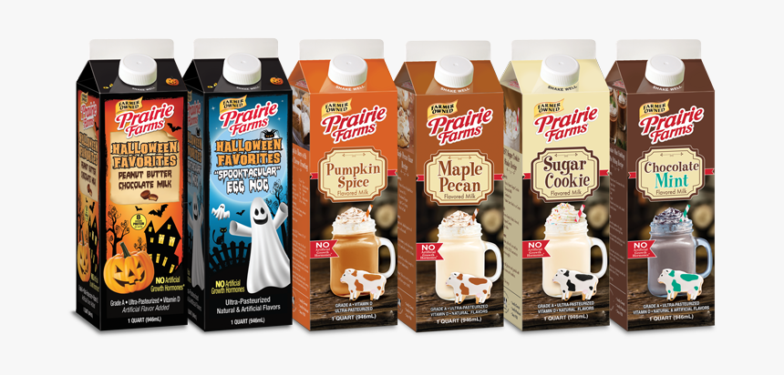 Fall & Winter Seasonal Flavors - Prairie Farms Flavored Milk, HD Png ...