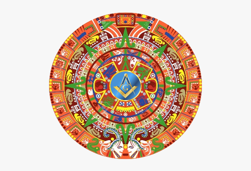 Mandala Calendario Azteca, HD Png Download , Transparent Png Image ...
