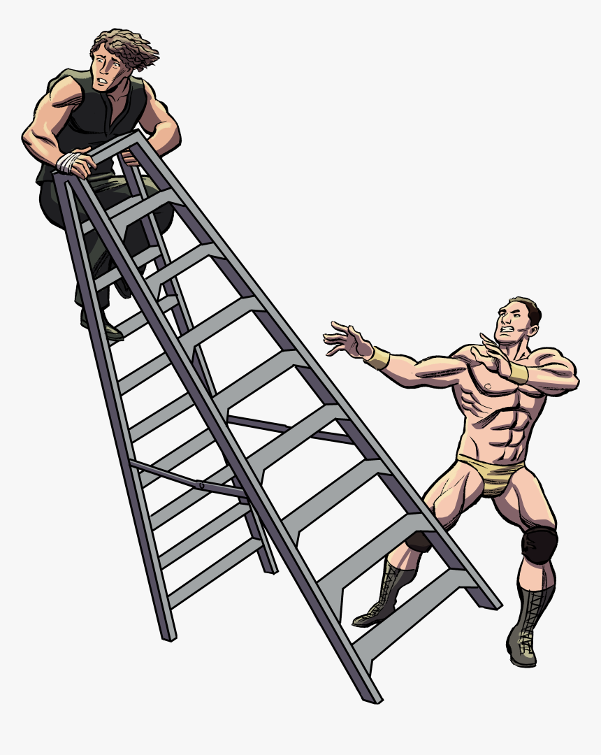 Cartoon - Wwe Ladder Png, Transparent Png , Transparent Png Image - PNGitem