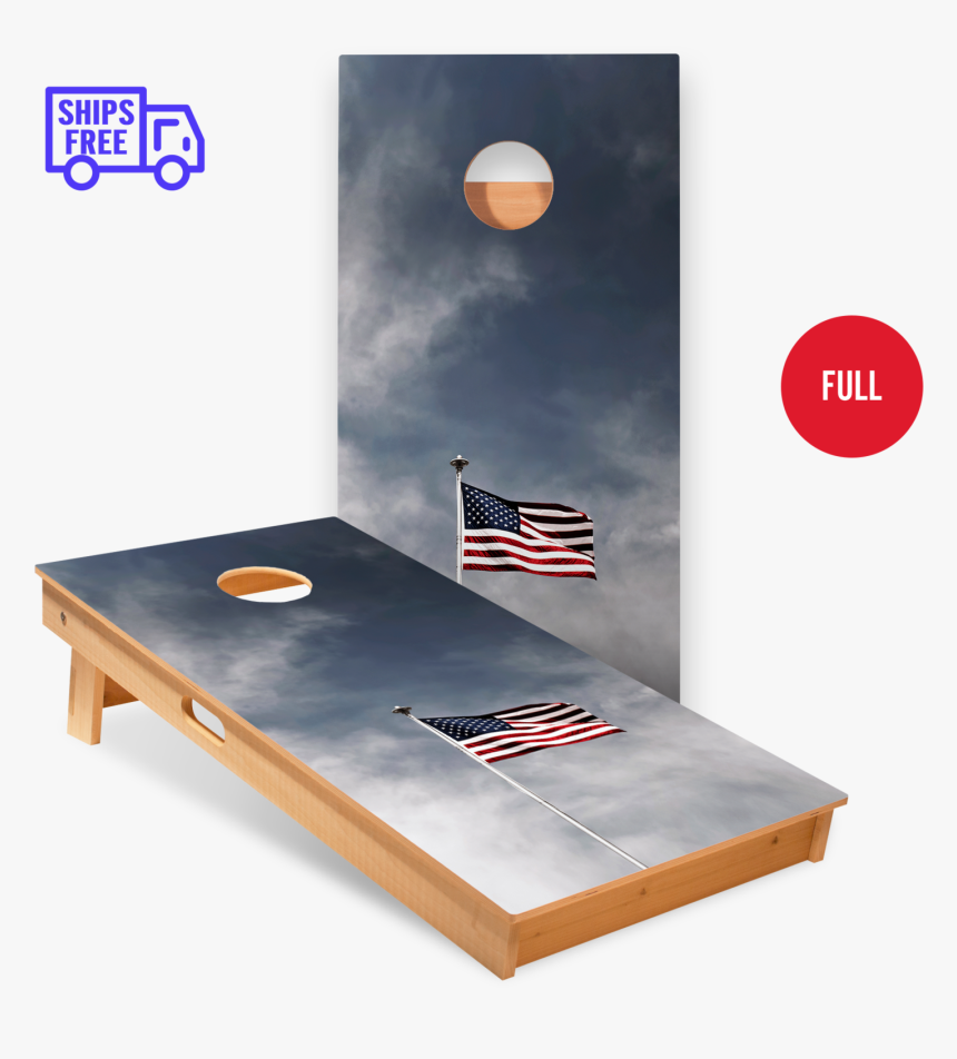 Patriotic Corn Hole Game, HD Png Download , Transparent Png Image - PNGitem