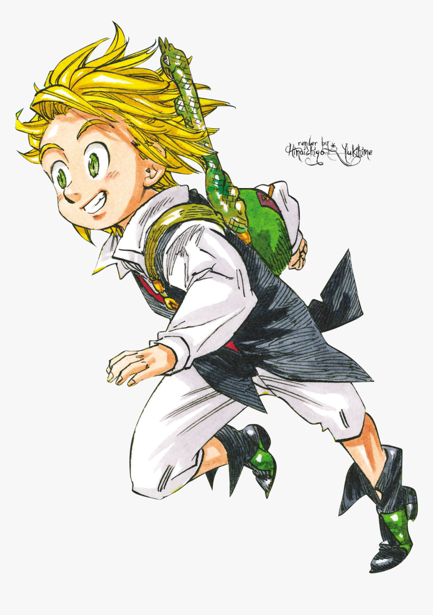 Transparent Meliodas Png - Meliodas And Elizabeth Render, Png Download ...
