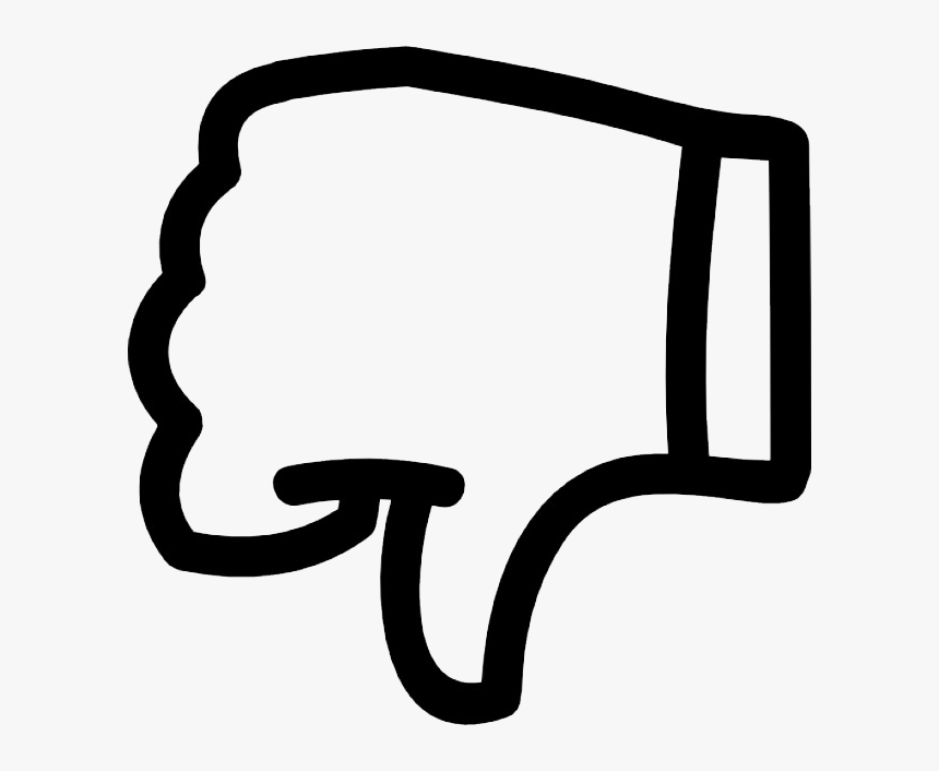 Transparent Dislike Clipart - Don T Like Symbol, HD Png Download ...