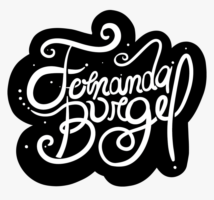 Fernanda Burgel - Calligraphy - Calligraphy, HD Png Download ...