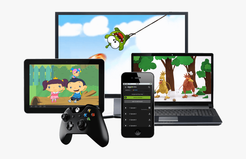 Amazon Prime Video Channels - Handheld Game Console, HD Png Download ...
