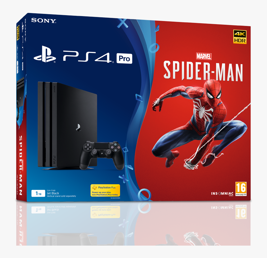 Spider Man Ps4 Bundle , Png Download - Ps4 Pro Spiderman Game ...