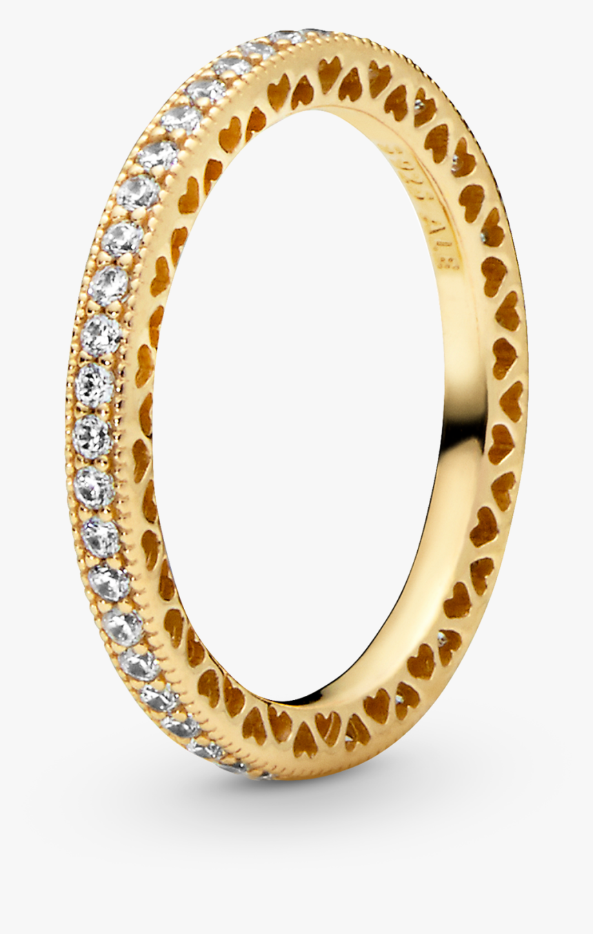 Pandora - Title - Tag - Sparkle And Hearts Ring Pandora, HD Png ...