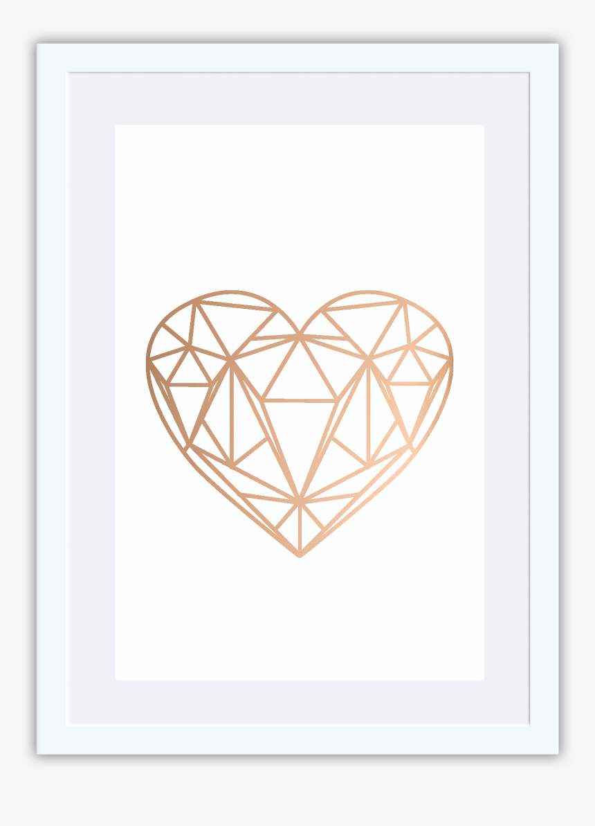 Clip Art Geometric Heart - Triangle, HD Png Download , Transparent Png ...