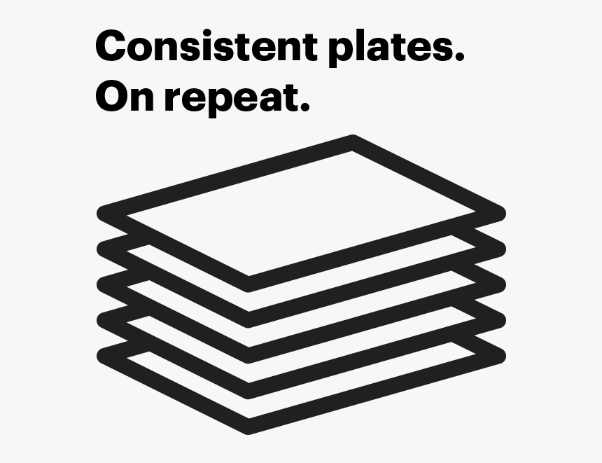 Stack Of Plates Png -kodak Ultra Clean Technology, - Parallel ...