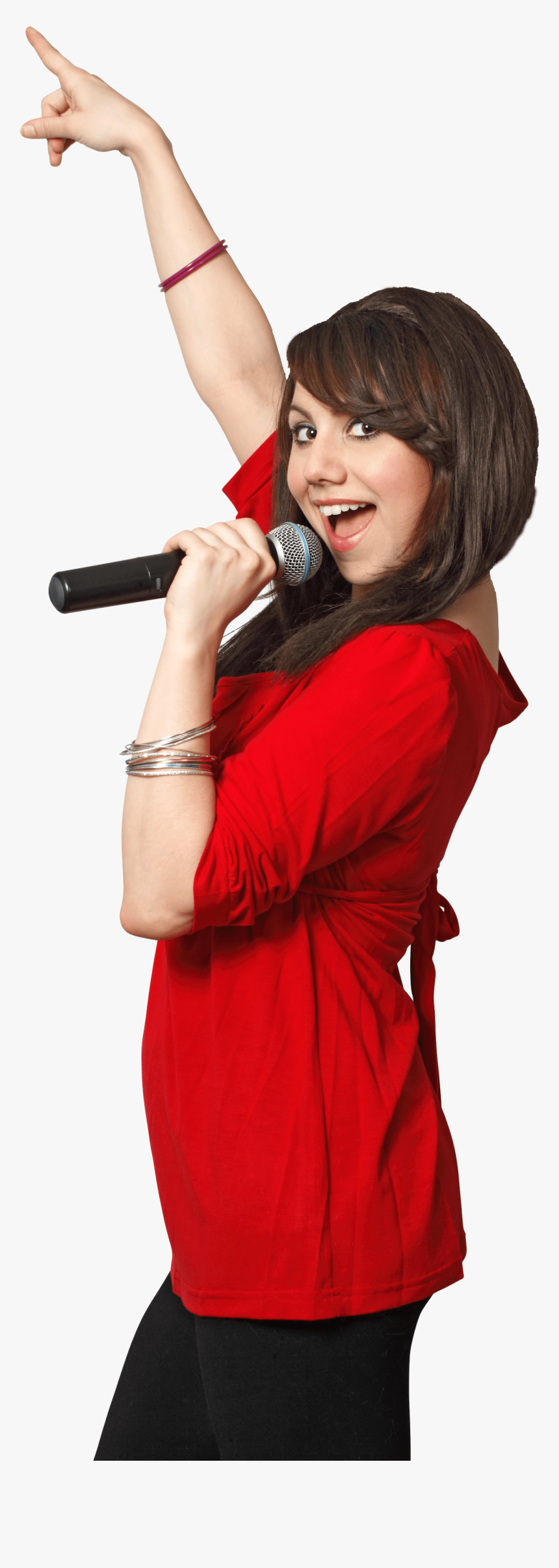 Transparent Karaoke Png - Singer With Microphone, Png Download ...