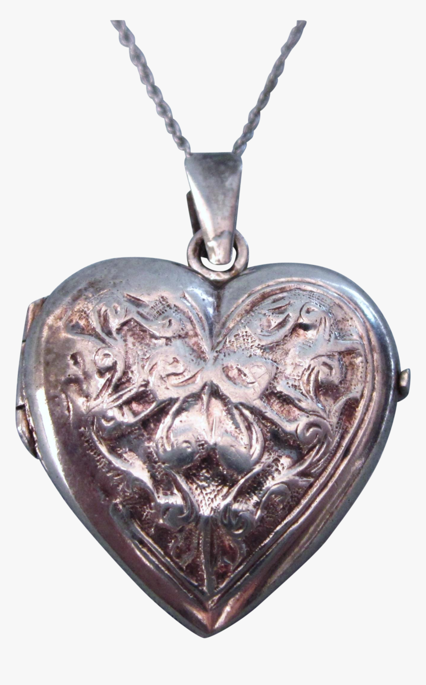 Heart On Clear Background - Heart Pendant Transparent Background Locket ...