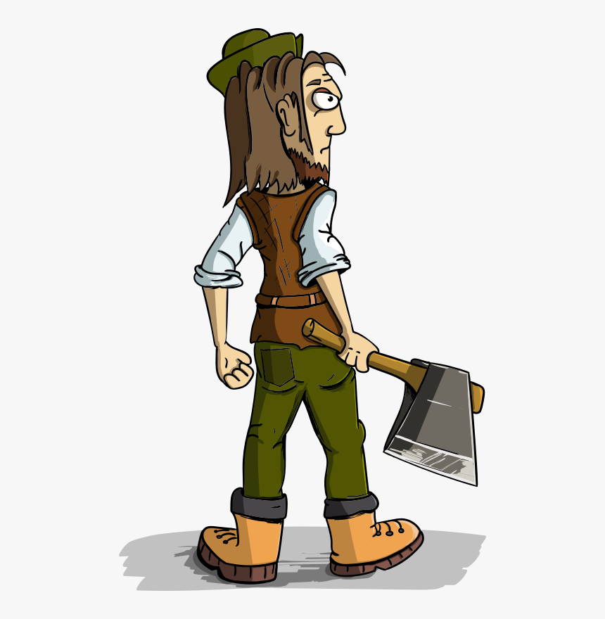 Cleaver - Cartoon Logger Png, Transparent Png , Transparent Png Image ...