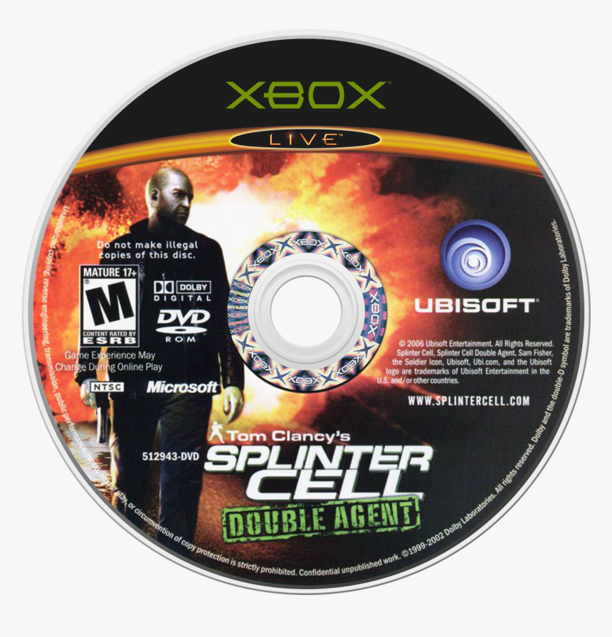Tom Clancy S Splinter Cell , Png Download - Splinter Cell Xbox Disc ...