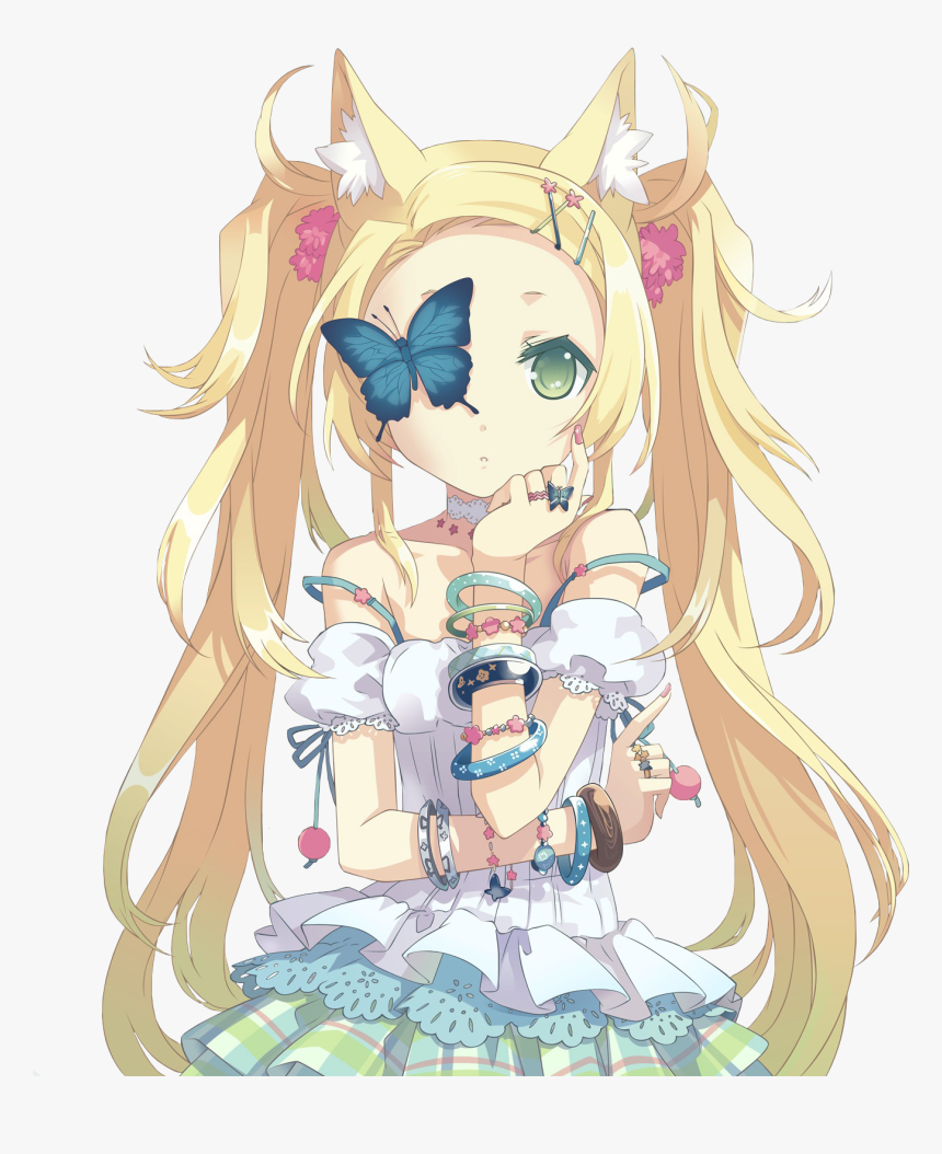 - I Hope - Little Cute Anime Neko Girl, HD Png Download , Transparent ...