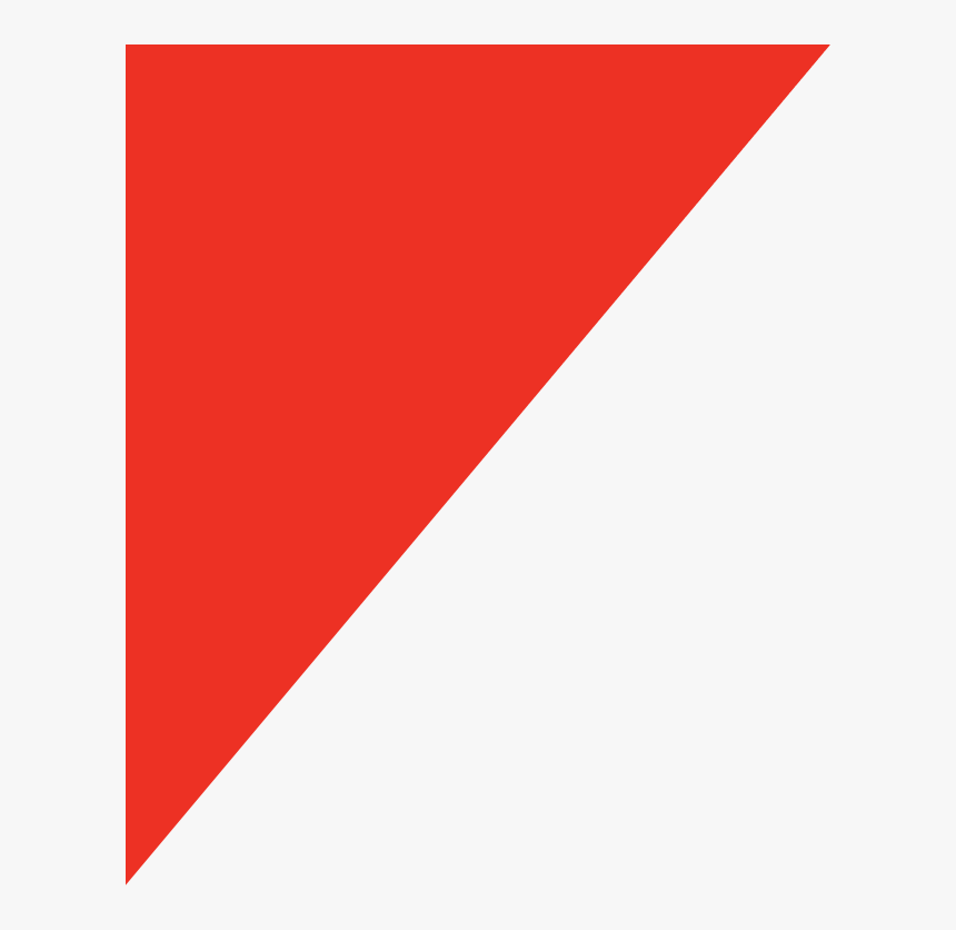 Red Right Angled Triangle, HD Png Download , Transparent Png Image ...