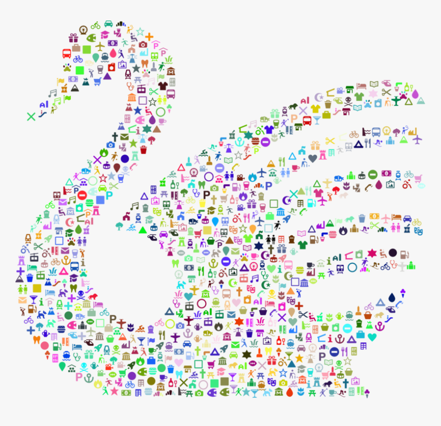 Line,computer Icons,public Domain - Water Bird, HD Png Download ...