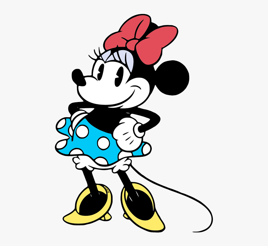 Cartoon Classic Minnie Mouse, HD Png Download , Transparent Png Image ...