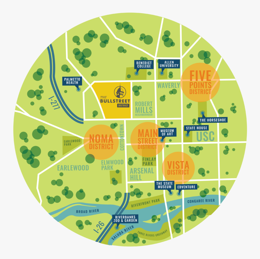 Tech Forward Spaces Meet Human Scale Buildings With - Circle, HD Png ...