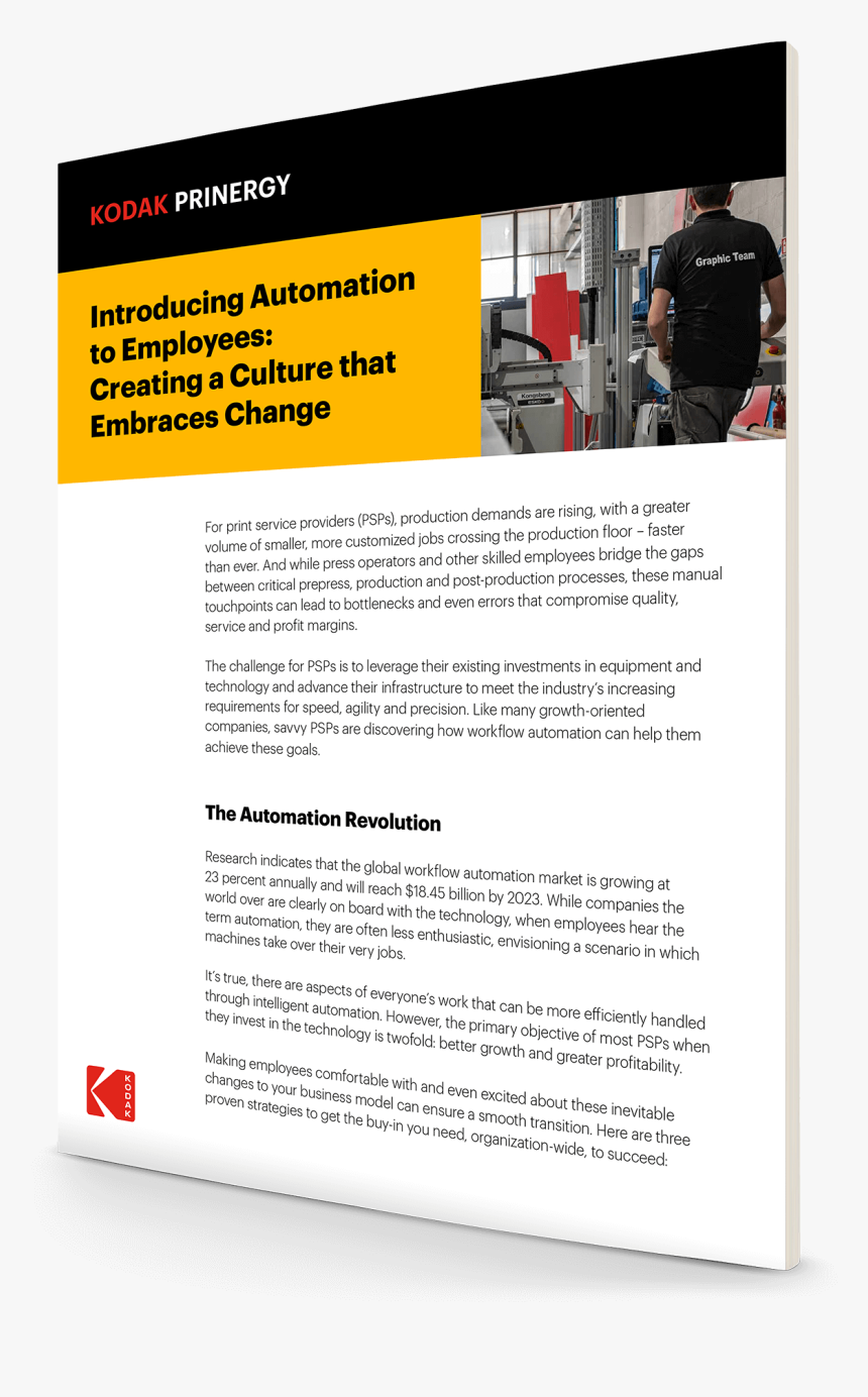 Introducing Automation To Employees - Flyer, HD Png Download ...
