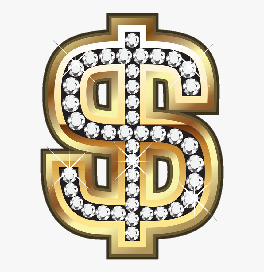 Bling Dollar Sign, HD Png Download , Transparent Png Image - PNGitem