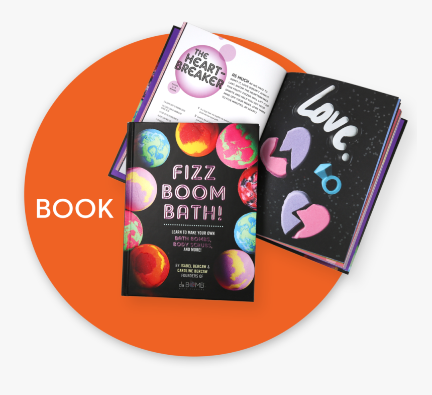 Fizz Boom Bath Diy Bath Bomb Book, HD Png Download , Transparent Png ...