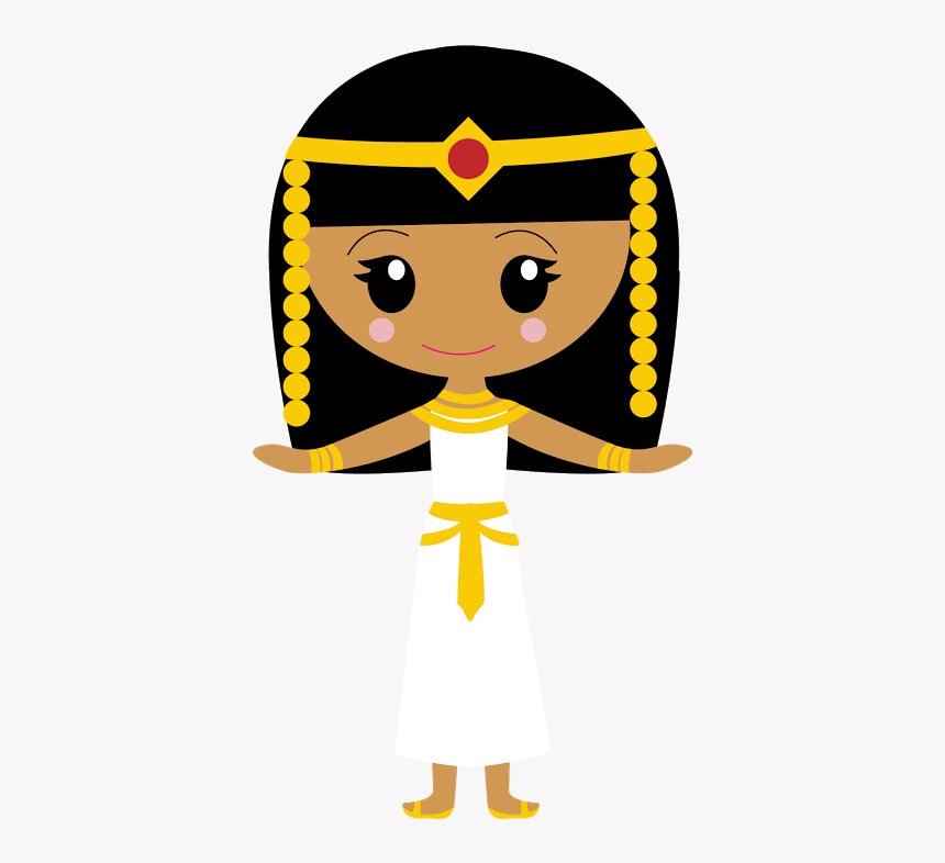Egypt Clipart Halloween - Clip Art Egyptian Girl, HD Png Download ...