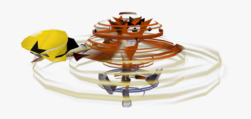 Download Zip Archive - Crash Bandicoot Spinning Model, HD Png Download ...