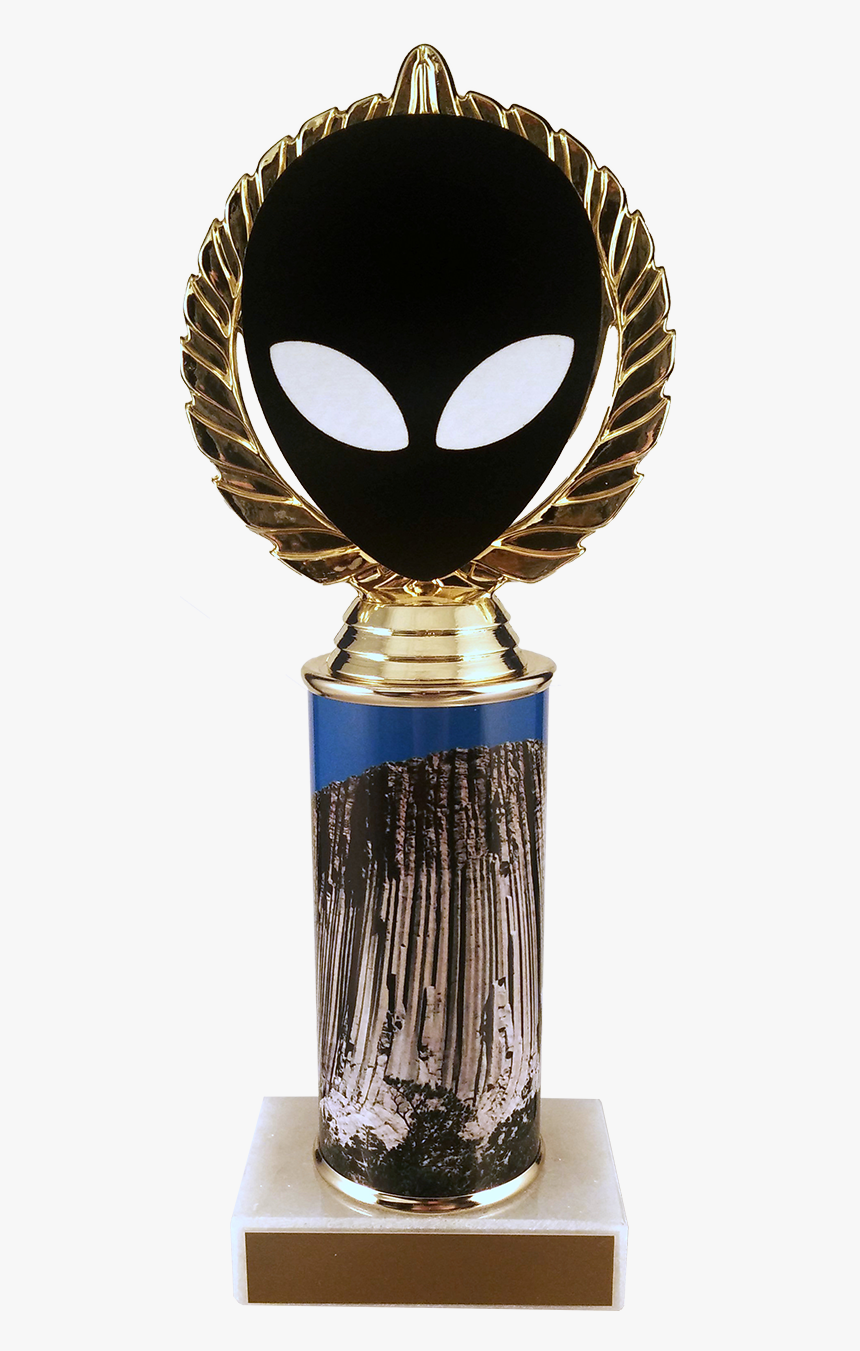 Alien Vector Cut Logo Trophy With Metal Roll Column, HD Png Download ...