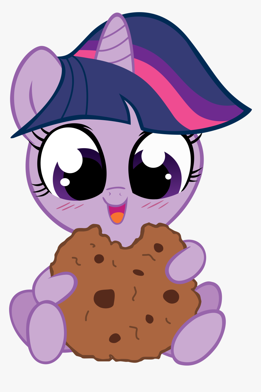 My Little Pony Clipart Ponny - Twilight Sparkle Eating Cookie, HD Png ...