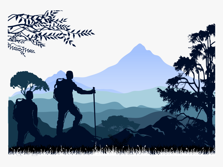 Mountain Climbing Vector