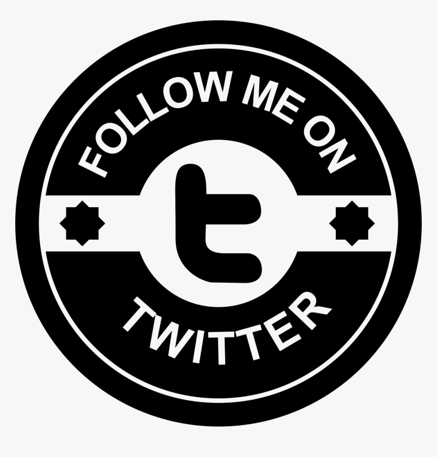 Follow Me On Twitter Social Badge - Follow Me On Twitter Logo, HD Png ...