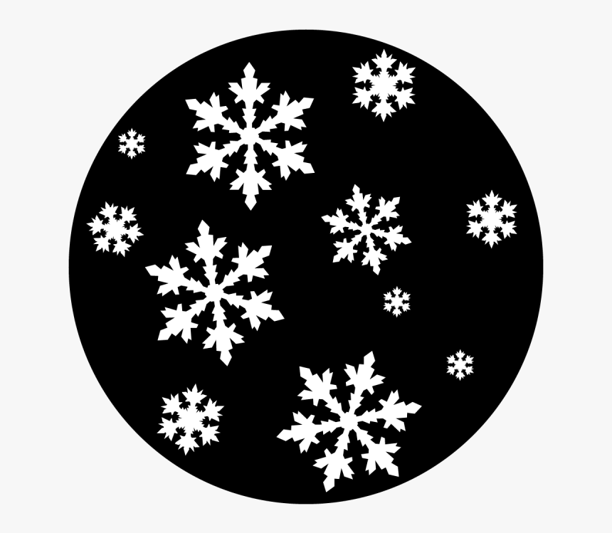 Snowflake Gothic Group - Snow Gobo, HD Png Download , Transparent Png ...