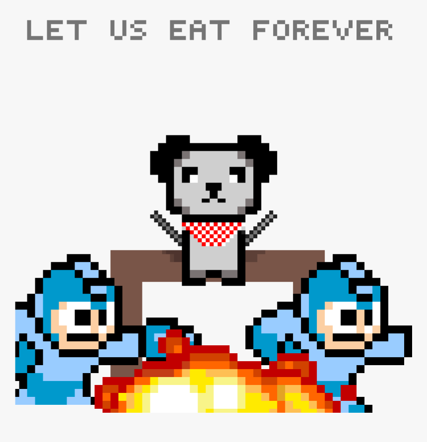 Mega Man 2 Pixel - 8 Bit Megaman, HD Png Download , Transparent Png ...