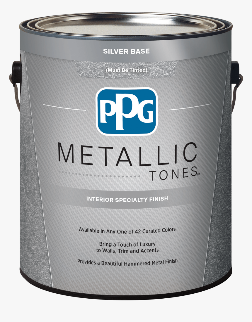 Metallic Tones Silver Base - Ppg, HD Png Download , Transparent Png ...