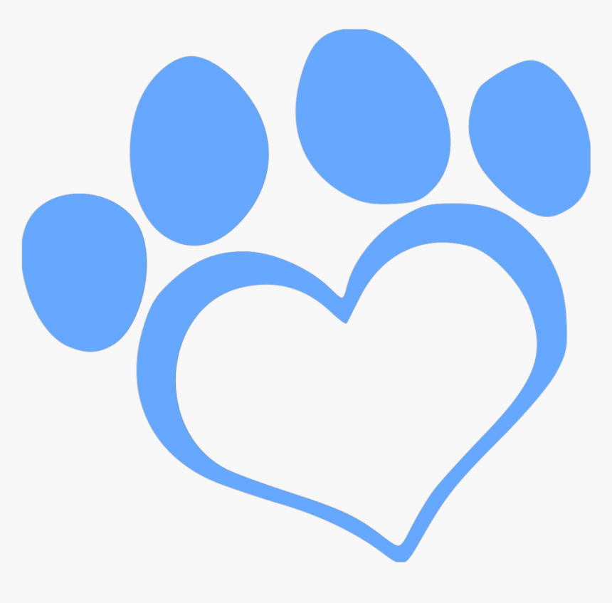 Paw Print Heart Clipart