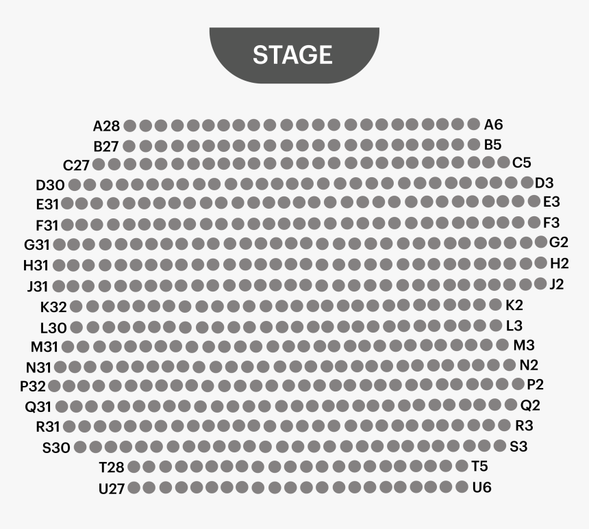 Seat-map - Drama Center Seating Plan, HD Png Download , Transparent Png ...