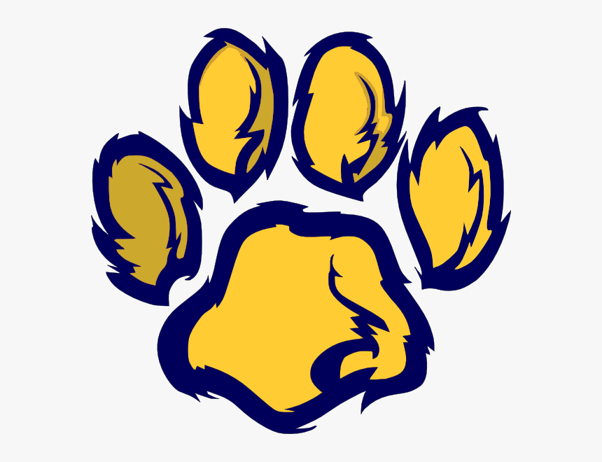 Cougar Paw Logo Blue