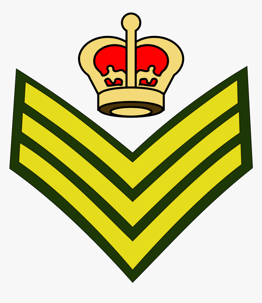 Transparent Colonel Rank Png - Colour Sergeant Royal Marines Badge, Png ...