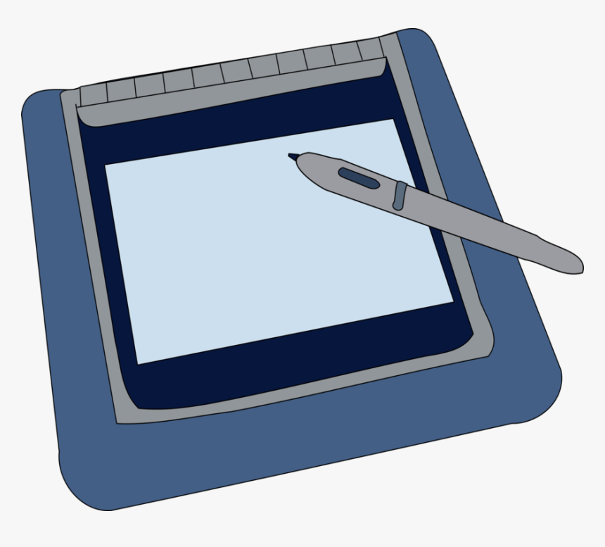 Blue,computer Icon,angle - Graphic Tablet Clipart, HD Png Download ...