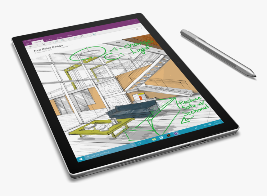 Clip Art Entry Level Surface The - Surface Pro 4 Drawing, HD Png ...