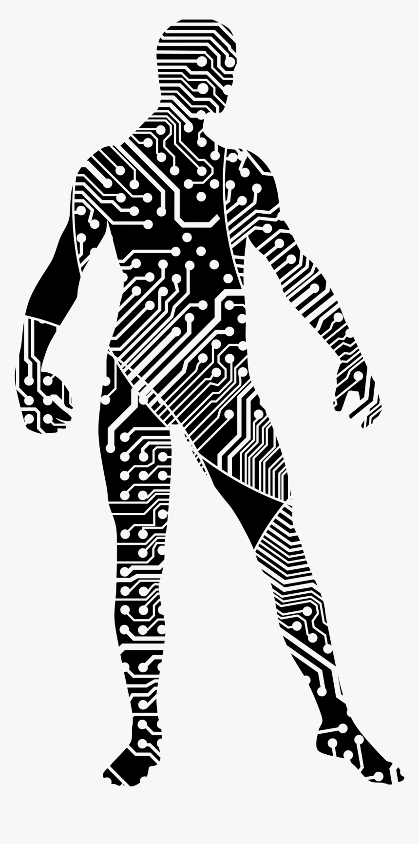 Transparent Man Working On Computer Clipart - Circuit Man, HD Png ...