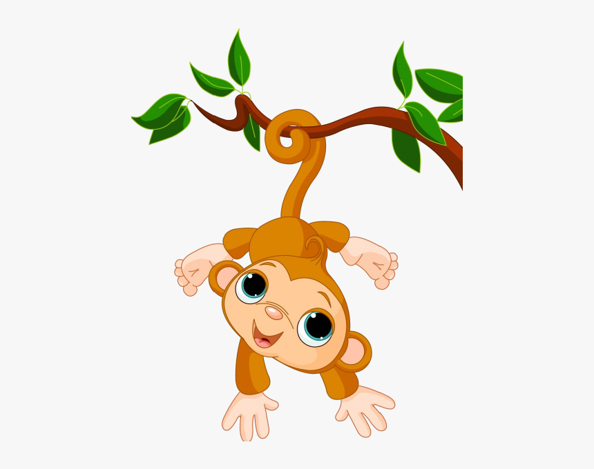 Baby Jungle Monkey Clip Art