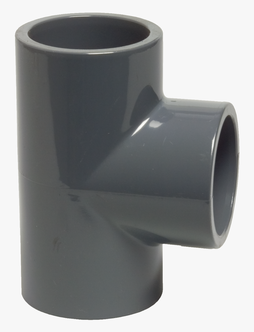 50 Mm Diameter Pvc T-piece - T Pvc Ø63, HD Png Download , Transparent ...