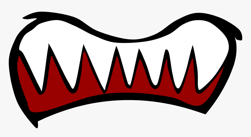 Mouth Png Scary - Transparent Scary Mouth Png, Png Download ...