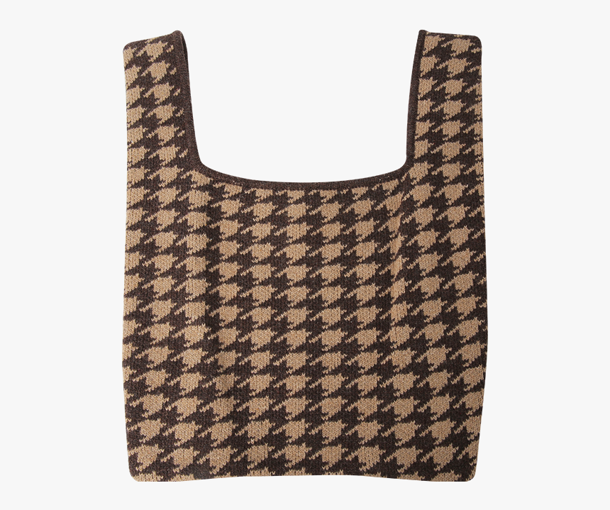 Houndstooth Pattern Tote Bag By Stylenanda - Shirt, HD Png Download ...