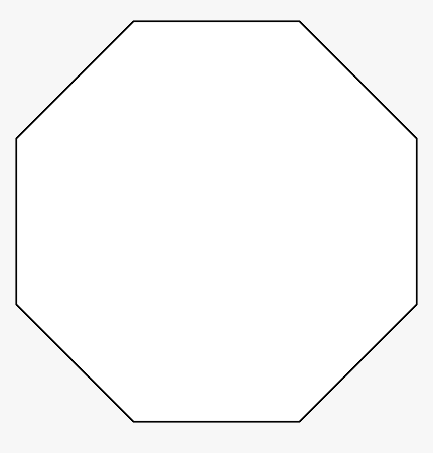 Octagon Shape Png Outline Of An Octagon Transparent Png