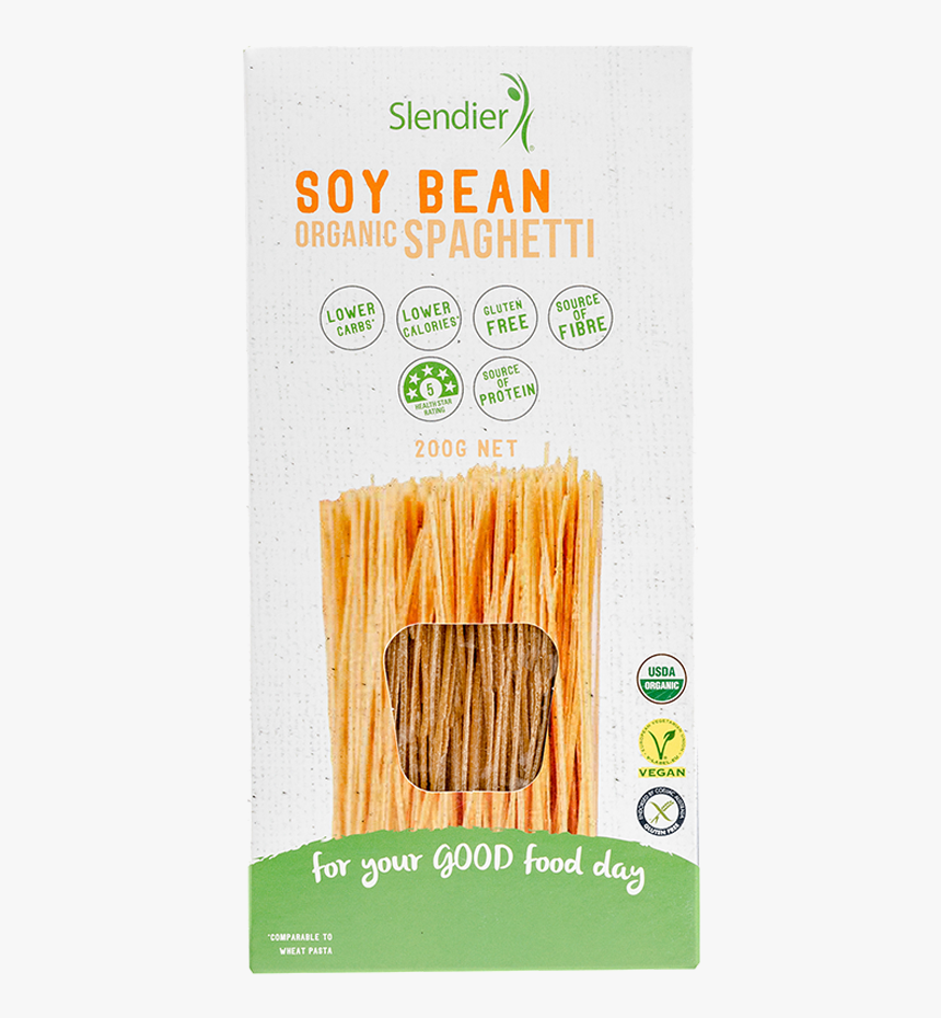 Slendier Soybean Organic Spaghetti, HD Png Download , Transparent Png ...