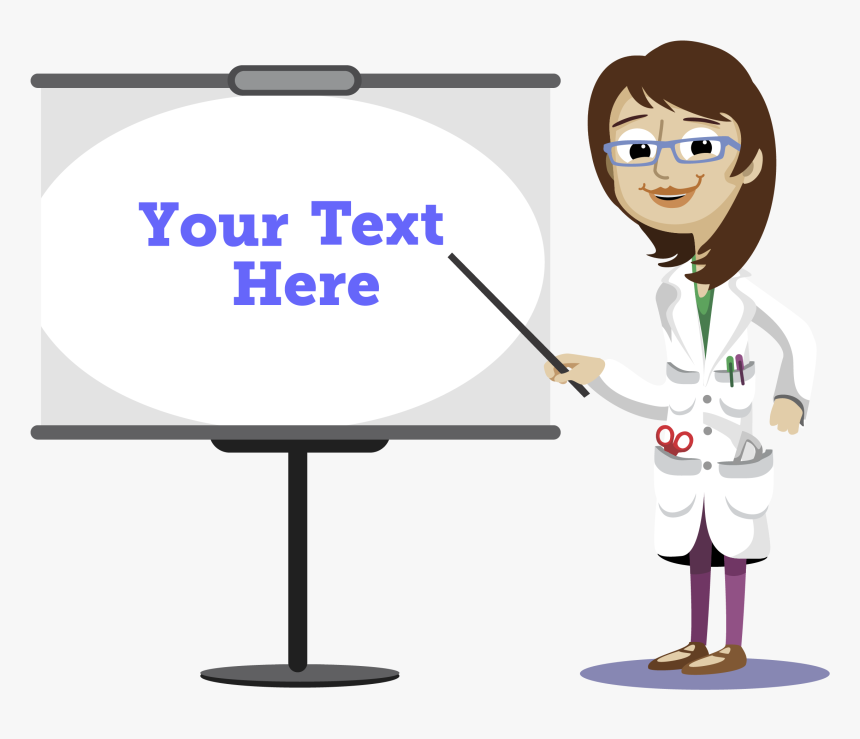 Female Professor Cartoon , Transparent Cartoons - Cartoon Female ...