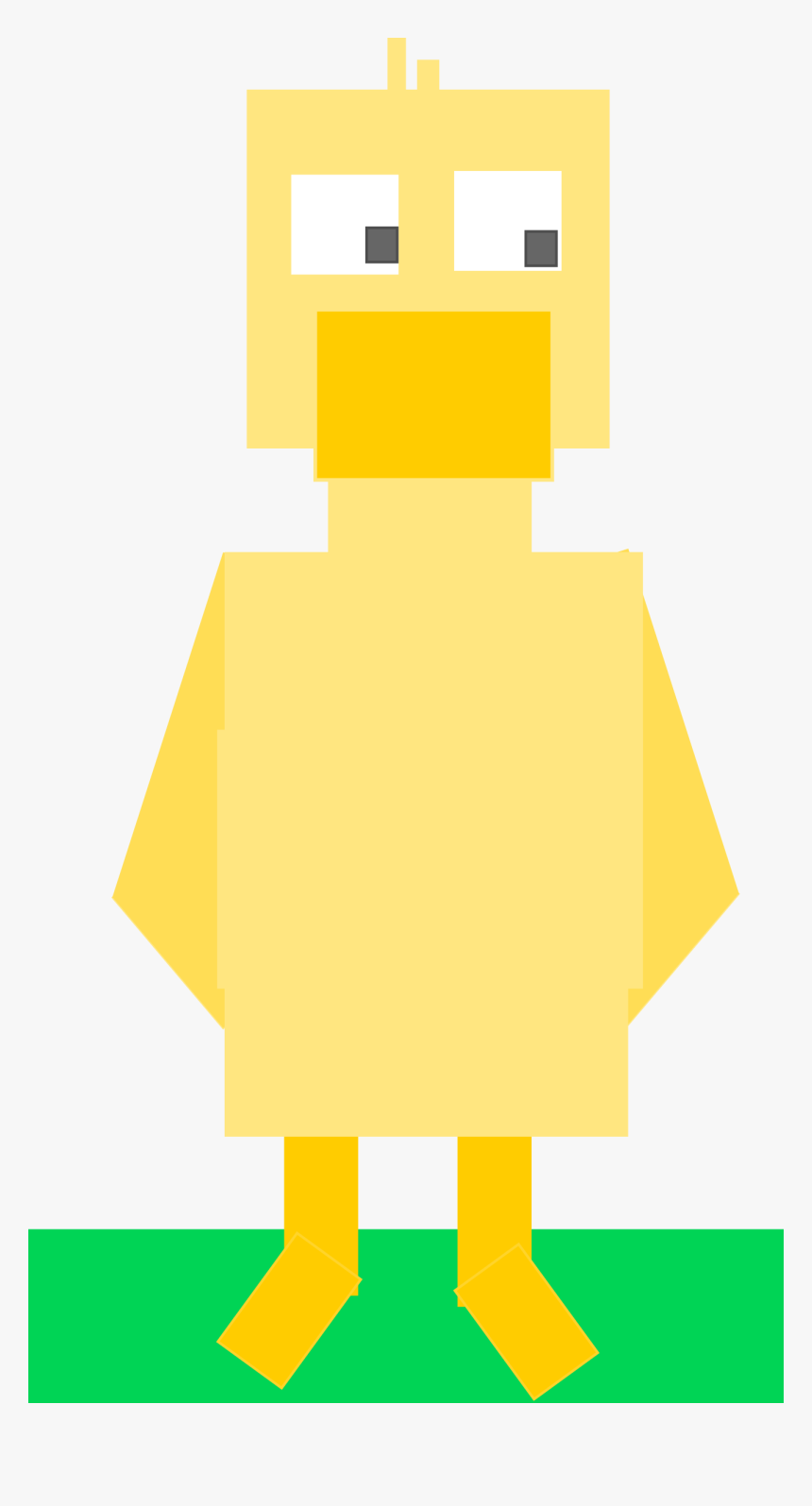 Square Animal Cartoon Duck Clip Arts - Square Duck, HD Png Download ...