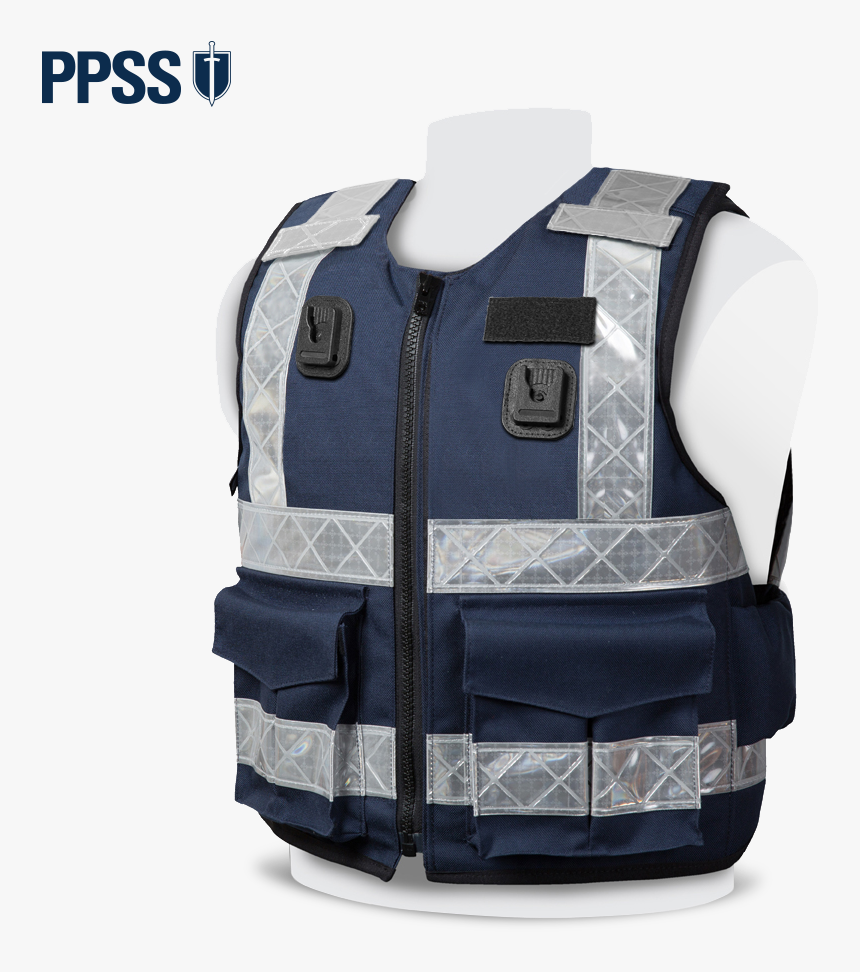 Navy Blue Reflective Vest, HD Png Download , Transparent Png Image ...