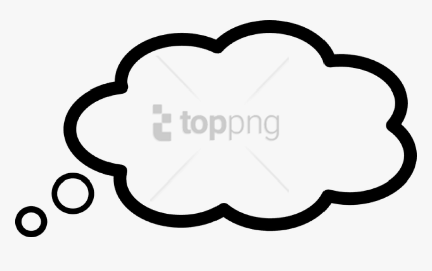 Free Png Thinking Cloud Png Png Image With Transparent - Think Clipart ...